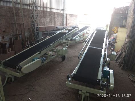 Mild Steel Truck Loading Conveyors Capacity 100 Kg Per Meter At Rs