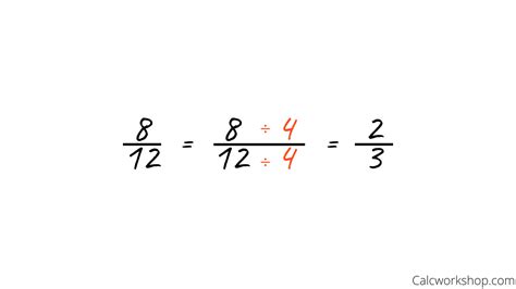 Simplify Fractions Easy How To W 8 Step By Step Examples