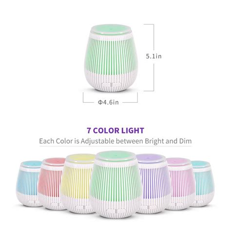 Usb Aroma Diffuser Stripe White 100ml Shopee Malaysia