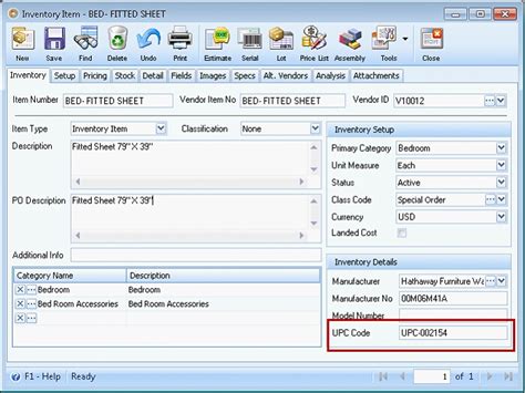 Sales Bar Code Upc Code In Order And Invoice Forms