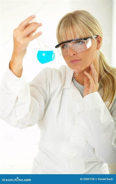 Female In Lab Stock Photo Image Of Interaction Safety 2905758