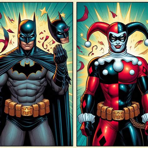 Batman Transform Into Harley Quinn By Zampe009 On Deviantart