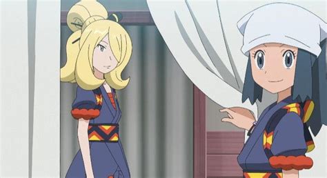 Dawn X Cynthia Girlpowershipping By Blue Leader97 On Deviantart