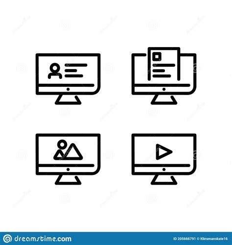 Linear Computer Tower Icon From Electronic Stuff Fill Outline Collection Thin Line Computer