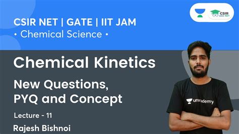 Chemical Kinetics Previous Year Questions Csir Net Gate Iit