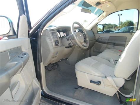 Medium Slate Gray Interior 2007 Dodge Ram 1500 Slt Regular Cab Photo
