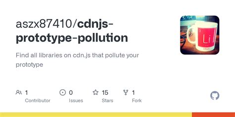 Github Aszx Cdnjs Prototype Pollution Find All Libraries On Cdn