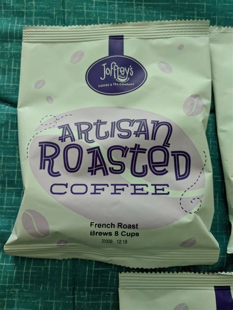 Joffreys Artisan Roasted Coffee 8 C Pouch French Roast 2 Reg1 Decaf