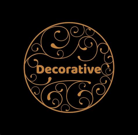 Premium Vector Decorative Round Vector Design Intricate Round