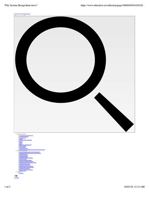 Why System Design Interviews Pdf Computing