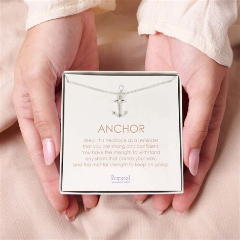 Anchor Necklace Rappel Meaningful Jewelry