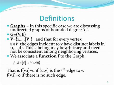 Ppt Testing K Edge Connectivity In Bounded Degree Graphs Lecture By