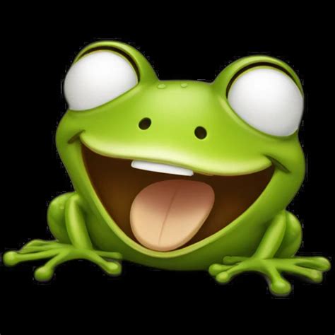 Frog Brown Laughing Emoji Ai Emoji Generator
