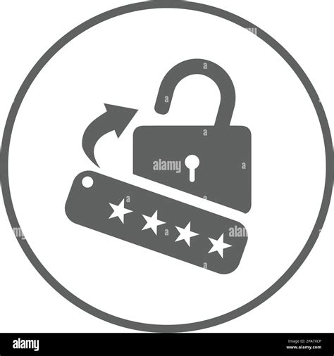 Password Icon Is Isolated On White Background Use For Graphic And Web