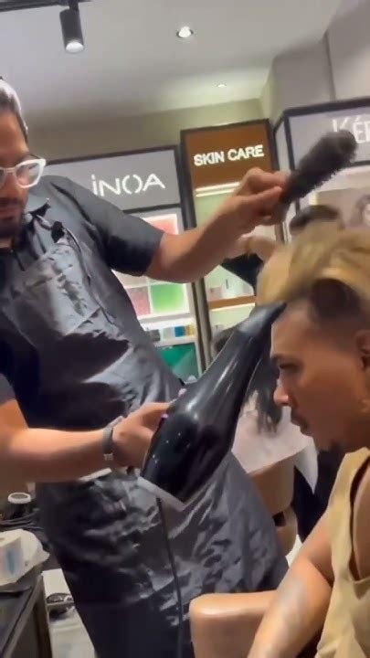 Mens Hair Style At Harsha And Rakesh Salon Youtube