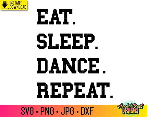 Dance Svg Files Svg Files For Cricut Digital Download Dxf Etsy