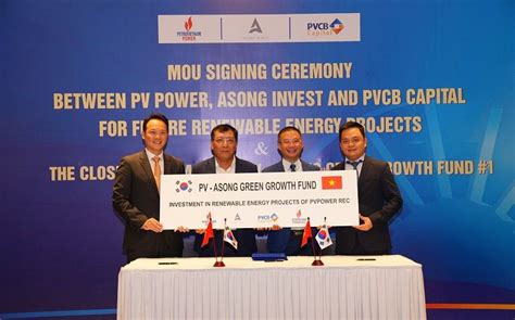 PV Power Inks MoU With Asong Invest And PVCB Capital