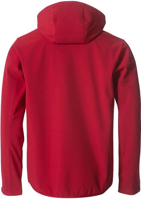 Clique Basic Hoody Softshell Jas Maat Xxl Rood Bol