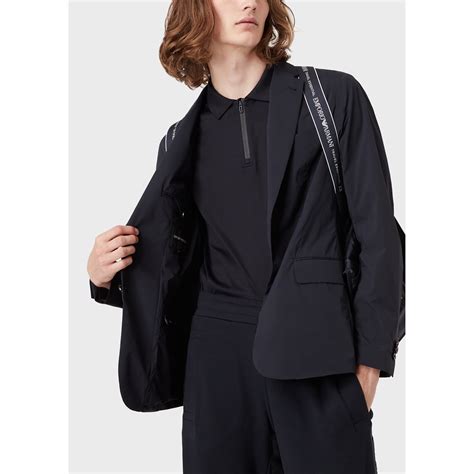 Emporio Armani Emporio Button Blzr Sn99 Men Navy Blue Flannels