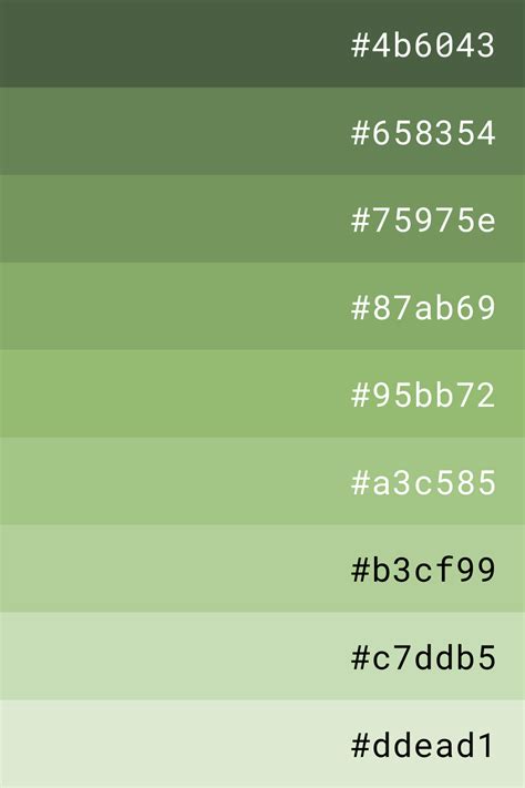 Green Color Palette Hex Color Palette Green Colour Palette Color Palette Challenge