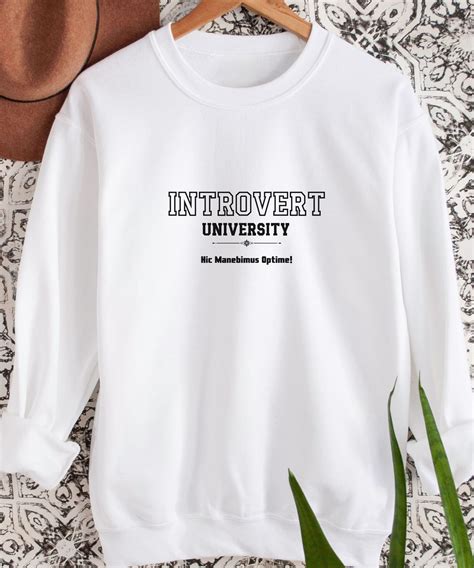 Introvert Sweatshirt Introverted Shy Shirt Funny Socially Awkward