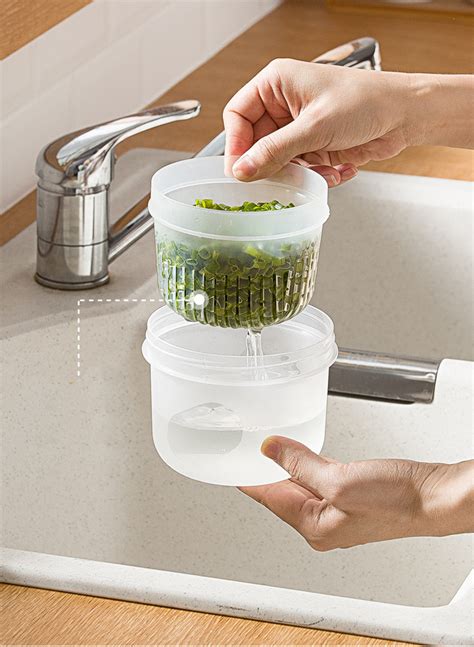 ซื้อ Cocogu กล่องเก็บอาหารมีช่องระบายน้ำ คละสี Topvalue