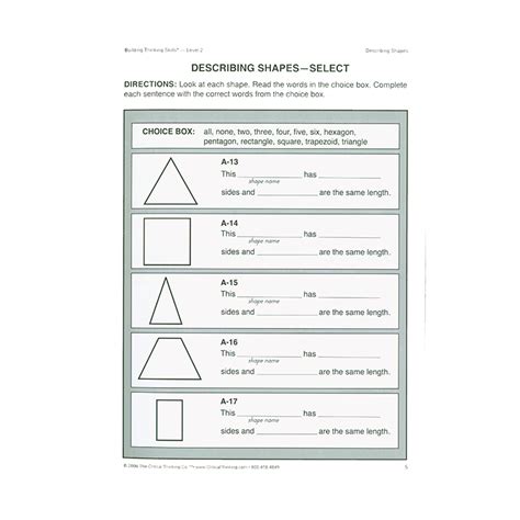 Building Thinking Skills Level 2 Grades 4 6