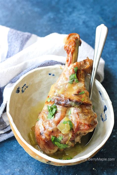 Instant Pot Turkey Legs With Gravy Berryandmaple