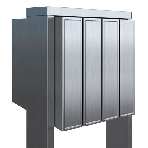 Boîtes aux lettres collectives en inox Luxe moderne Inox Bravios