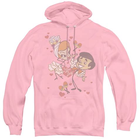 I Love Lucy Cartoon Rumba Adult Hoodie