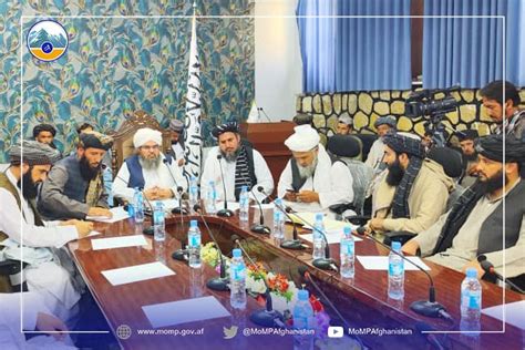 سرپرست وزارت معادن و پترولیم با والی و بزرگان ولایت فاریاب دیدار نمود