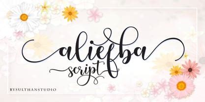 Aliefba Script Font Webfont Desktop MyFonts