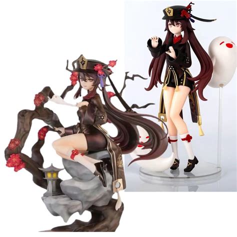 20cm Genshin Impact Hu Tao Anime Game Figure Catoon Cute 58 Off