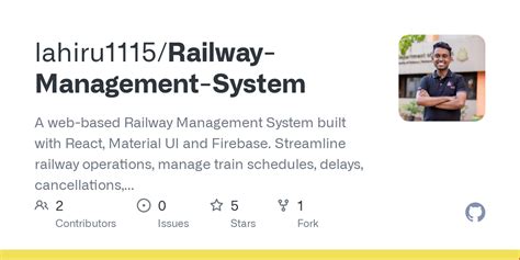 GitHub Lahiru Railway Management System A Web Based Railway Management System Built With