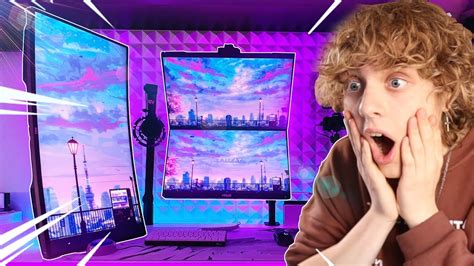 Reacting To My Viewers Craziest Gaming Setups Youtube