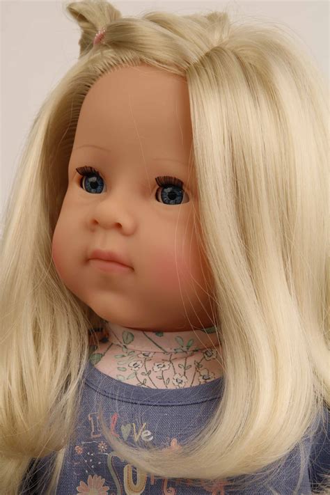 standing doll Elli 52 cm blonde hair Schildkröt