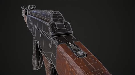 3d Model Assault Rifle Ak 47 Vr Ar Low Poly Cgtrader