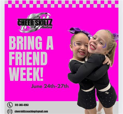 Cheer Skillz Bring A Friend Week Cheer Skillz Academy Taylor 24