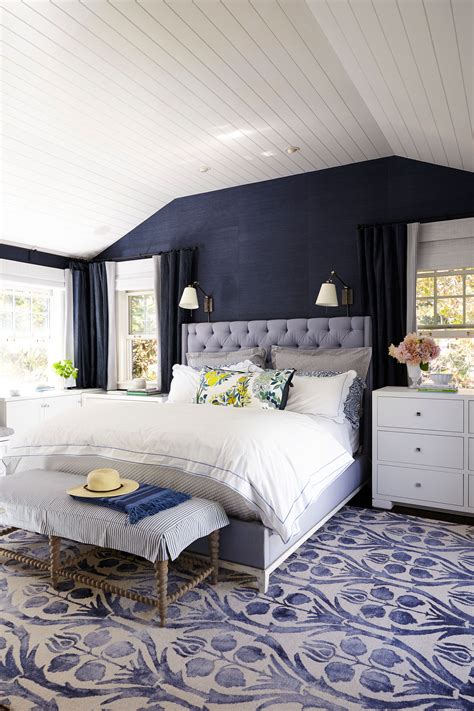 What Colours Go With Navy Walls Bedroom