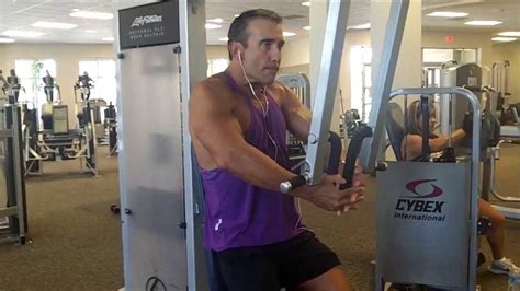 Decline Pec Dec Flyes Youtube