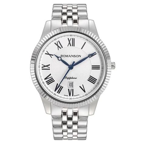 Romanson Stainless Steel Strap Watch For Men