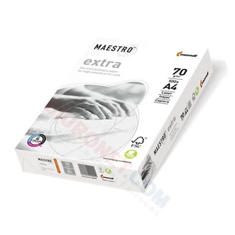 🎯 Papier Do Drukarki Maestro Extra A3 Gramatura 80g Klasa A 80g