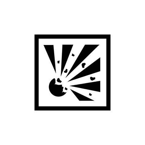 Explosive Cardboard Simple Flat Icon Vector Illustration 19582797