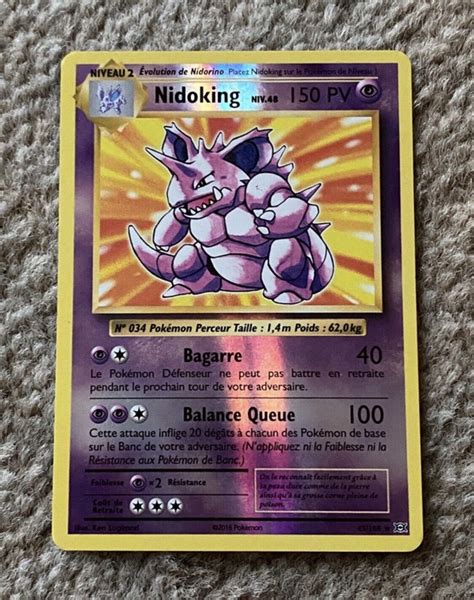 Décrypter 58 Imagen Carte Pokemon Nidoking Vn