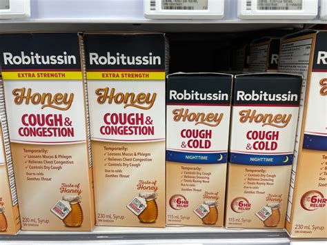 Robitussin Recall Issued Due To Microbial Contamination Of Honey Cf Max