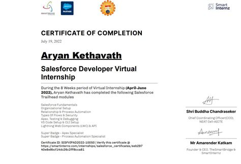 Aryan Kethavath On Linkedin Salesforcesupportedvirtualinternship