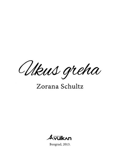 Ukus Greha Zorana Schultz Pdf