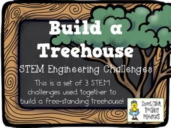Build A Treehouse STEM Engineering Challenges Pack Of By Smart Chick