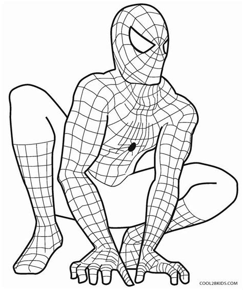 Dibujos de Hombre Araña para colorear Páginas para imprimir gratis