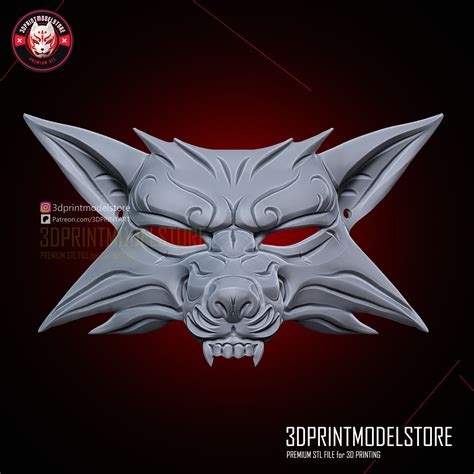 3D File Triss Merigold Fox Mask The Witcher 3 Geralt Cosplay